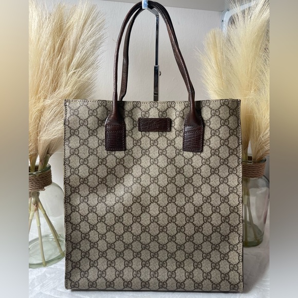 Gucci | Bags | Gucci Pvc Handbag | Poshmark
